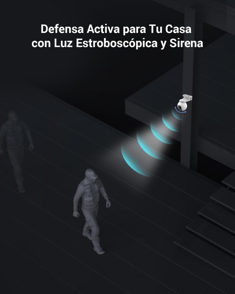 EZVIZ EB8 Cámara IP PT 2K 4G, Bateria y Panel Solar 360 grados 3 ...